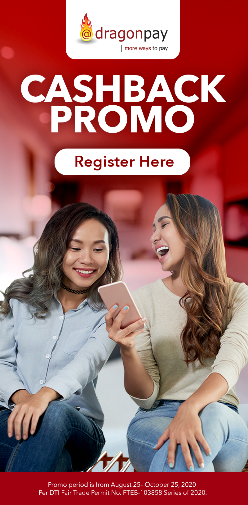 Dragonpay Cashback Promo - Dragonpay